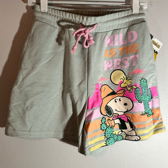 Peanuts | Shorts | Peanuts Snoopy Lounge Shorts Green Graphic Wild As ...